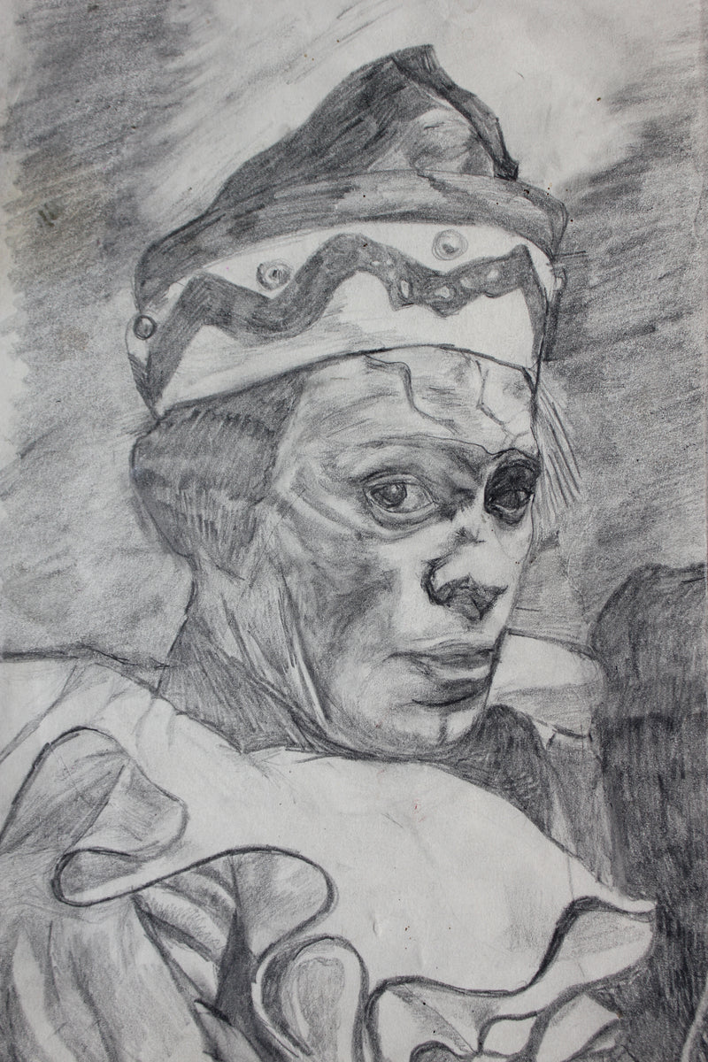 Vaslav Nijinsky as 'Petrushka': original pencil drawing by Jacqueline ...